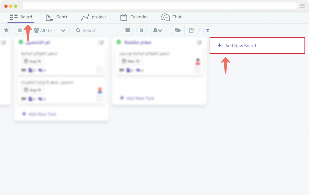 How to create and customize project boards- Projecto